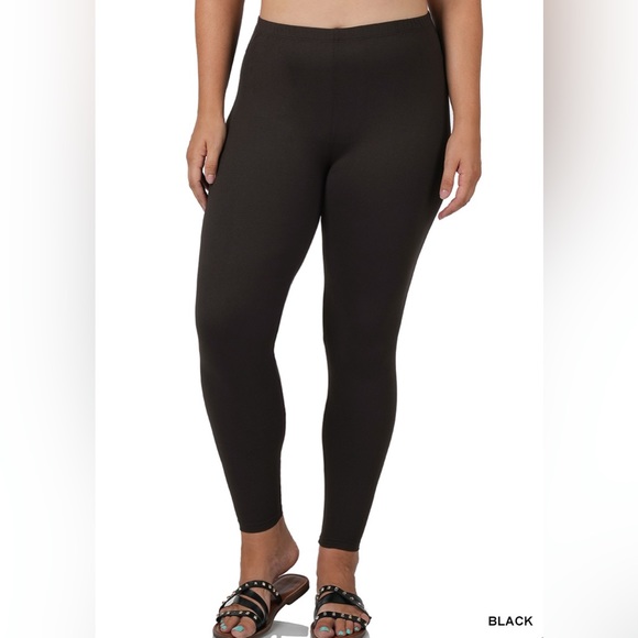 Zenana Outfitters Pants And Jumpsuits X 2x Plus Size Zenana Soft Leggings Poshmark